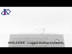 Do teclado Dustproof mecânico do metal de 63 Desktop industrial chaves