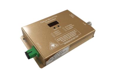 Cina 2 produca la piccola dimensione 12V/1A del trasmettitore 1550nm della fibra di 10mw/12mW FTTH CATV in vendita