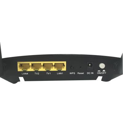 Cina 4 rete di cavo a fibre ottiche dei porti FTTH Ontario 4FE ONU CON l'ingresso della casa di VOIP WIFI USB in vendita