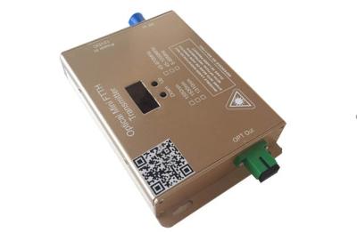 中国 12V/1A力のアダプター47-1000MHzが付いている専門の小型光トランスミッタ 販売のため