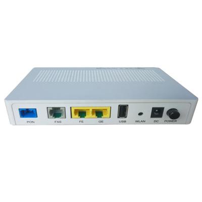 China FTTH Onu 1GE 1FE 1POTS 300Mbps WiFi CATV Onu compatível com Zte Onu Huawei à venda