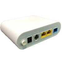 China Mini GPON ONT 2GE 1VOIP Bridge Mode FTTH Terminal 163x125x50mm with 12V Power for sale