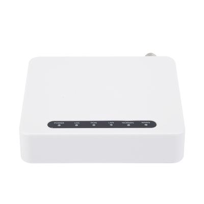 China Mini Size Dual Mode 1GE XPON ONU Stromversorgung FTTH ONU DCs 12V mit Rf-Ausgabebaustein zu verkaufen