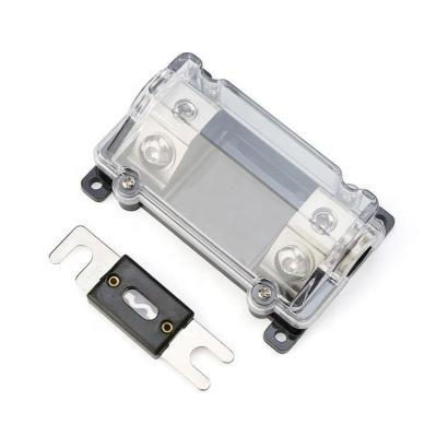 중국 자동차 퓨즈 홀더 블록 200 Amp 0 2 4 AWG 아래에 있는 표시 매개체 오디오 인라이닝 ANL 볼트 없이 판매용