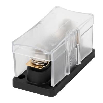 중국 자동차 야영자 RV를 위한 LED 라이트와 M10 방수 12V 배터리 인라인 퓨즈 블럭 검정색 판매용