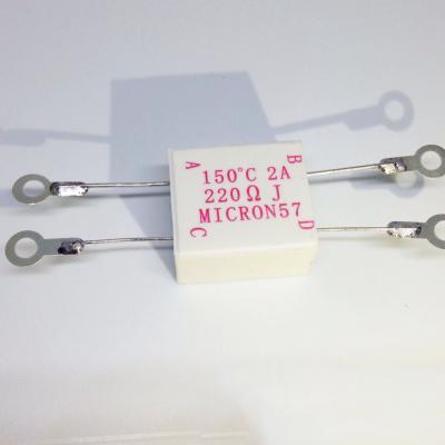China Mitsubishi Elevator high Temperature Thermal Fuse 150C 2A 220ohm for sale