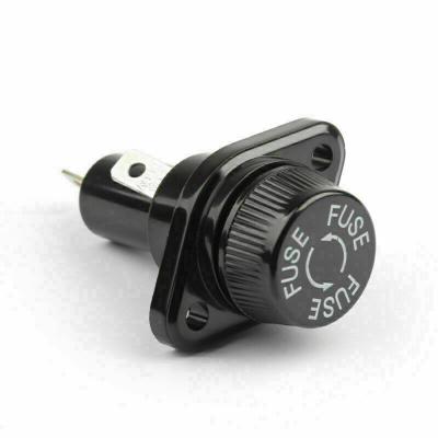 China R3-18 Panel Mount Chassis Fuse Holder voor 10x38mm glazen fusie 30A 600V arrival holder fusie Te koop