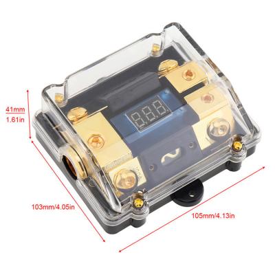 China 2Way Distribution Block Auto Audio Stereo Digital LED Display ANL Sicherungshalter zu verkaufen