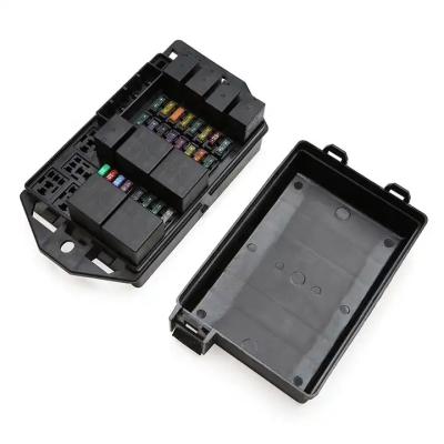 China 12V Auto Waterproof Fuse Relay Block Universal Fuse And Relay Box Car Relay Fuse Block With Wires For Car Marine Boat for sale