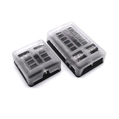 Китай Винтовой тип 12v 14v 32v Морской автомобильный предохранитель коробка PA Медленный блок для лезвия с пылестойкой крышкой продается