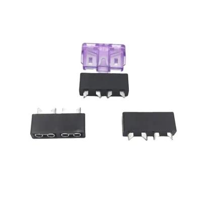 China ATY ATO ATC Standard PCB Mounting Automotive Car Auto Blade Fuse Holder Single Slot 32Vdc for sale