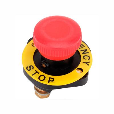 China 300A 200A 150A AUTOMÓTIVO & MARINE emergência apertar o botão isolador bateria cortar interruptor com uma parada de emergência amarela removível à venda
