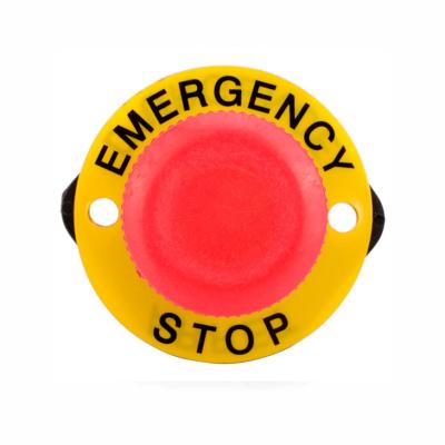 China 300A 200A 150A  AUTOMOTIVE & MARINE Emergency Push Button Isolator Battery Cut Off Switch With A Removable Yellow EMERGENCY STOP for sale