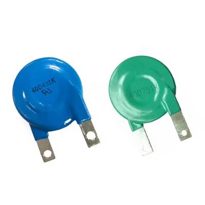 Cina Varistori di ossido metallico ad alta energia MOV Resistenza a tensione dipendente VDR 32D 40D serie in vendita