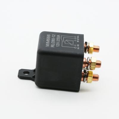China Heavy Duty Automotive Auto Power Starter 5 Pin SPDT Car Relay Split Charger Contactor for sale