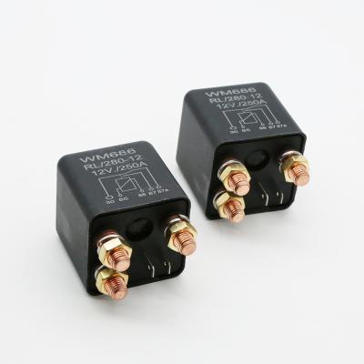 China Heavy Duty Automotive Auto Power Starter 5 Pin SPDT Car Relay Split Charger Contactor for sale