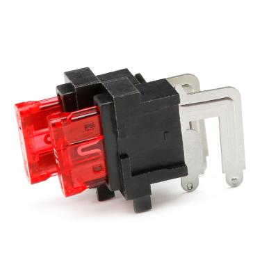 Chine JEF-703H2 ATO ATC ATU Porteur de fusible à lame 32V 30A Bloc de fusible de montage de panneau à vendre