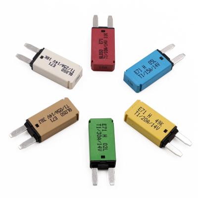 China E71 E72 E73 5A to 30A  blade fuse circuit breaker Manual Automatic Reset Resettable Car for sale