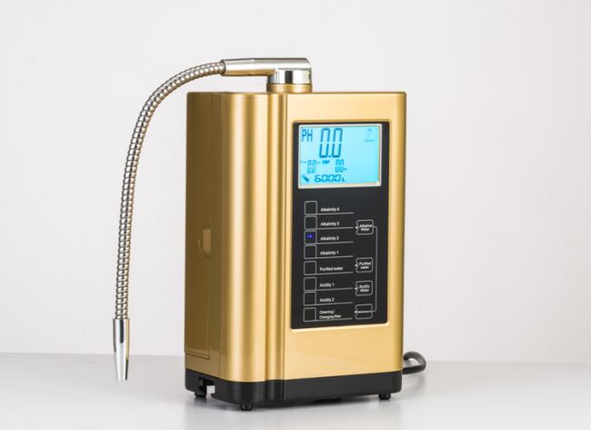 Display Temperature Intelligent Voice System Ionized Alkaline Water Ionizer - Front View