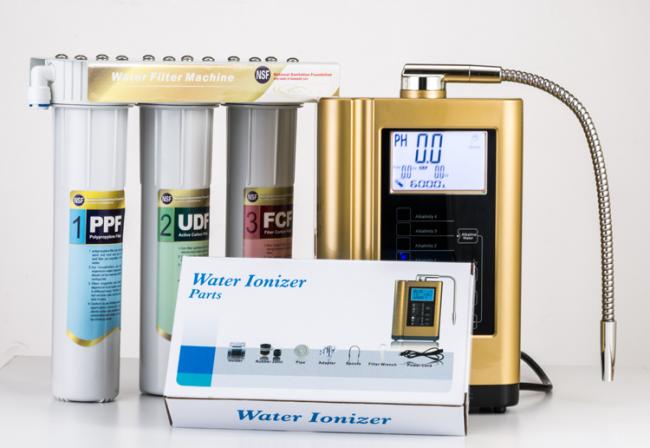 Display Temperature Intelligent Voice System Ionized Alkaline Water Ionizer - Installation Example