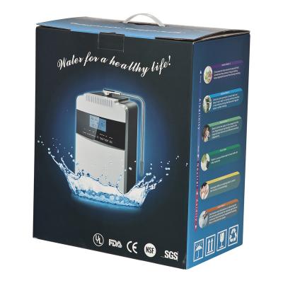 China High Performance Alkaline Water Machine with pH Range 2.5~11.2 ORP +500 to -800 and 15*9cm Titanium Plates for sale