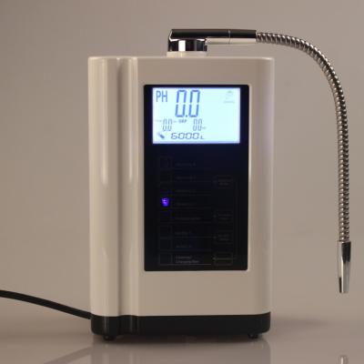 China Alkaline Water Ionizer with pH Range 3.5-10.5 ORP +600- -500mv and Capacitive Touch Control for sale