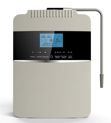 China Alkaline Water Machine with pH Range 2.5-11.2 ORP -800 to +500 and Built-in Heating System for sale