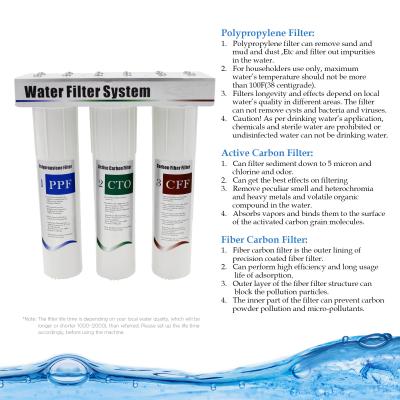 China Activated Carbon Pre-filter with Granular Activated Carbon and KDF Process Media for Alkaline Water Ionizer for sale