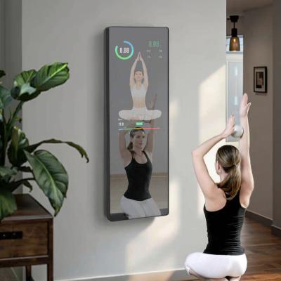 China CH Factory 43 Inch Magic Smart Android WiFi Gym Workout Mirror Hot Sale Interactive Fitness Mirror for sale
