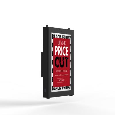 China 32 43 49 55 65 Inch Outdoor LCD Advertising Kiosk IP65 IP55 Vertical Horizontal Display 4K Resolution Wall Mount Screen Signage for sale