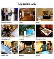 China 55 Inch Interactive Touch Screen Kiosk Advertising Display Horizontal Query Machine 1920x1080 for sale