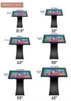China 55 Inch Interactive Touch Screen Kiosk Advertising Display Horizontal Query Machine 1920x1080 for sale