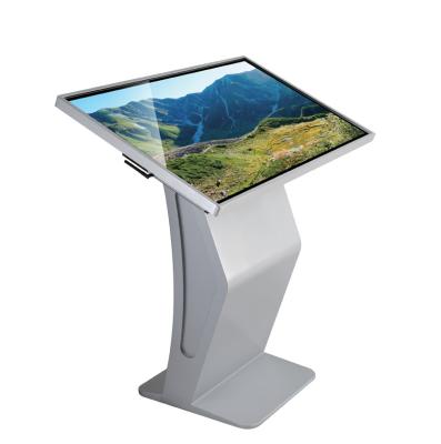 China CH 43/49/55/65 Inch S Type K Type Floor Stand Interactive Touch Screen Kiosk with 20-Point 4K LCD Panel Aluminum Frame for sale