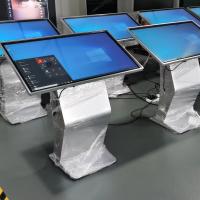 China 32 Inch Android Tablet Kiosk Stand Touchscreen Interactive Advertising Inquiry Machine 1920x1080 for sale