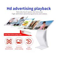 China 32 Inch Android Tablet Kiosk Stand Touchscreen Interactive Advertising Inquiry Machine 1920x1080 for sale