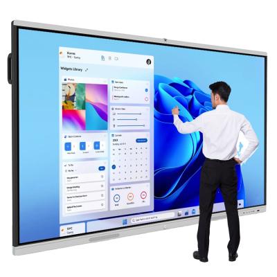 China CH 4K Zero Bonding 75 Inch Interactive Smart Whiteboard Infrared Touch Screen for Teaching for sale
