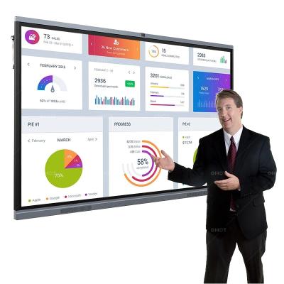China 65 Inch Interactive Smart Board 4K Touch Screen for Teaching and Business for sale