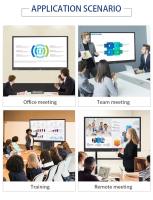 China 65 75 86 Inch 4K Interactive Whiteboard Multi-Point Touch Smart Flat Panel Display for sale