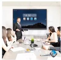 China 65 75 86 Inch 4K Interactive Whiteboard Multi-Point Touch Smart Flat Panel Display for sale