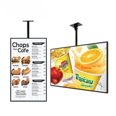 China High Brightness 32 43 55 Inch LCD Capacitive Touch Digital  Display Signage Kiosk for Hotel Restaurant Retail Store Menu Board for sale