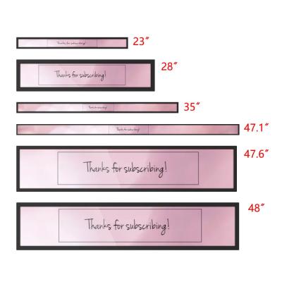 China CH LCD Supermarket Ultra Wide Strip Screen Shelf Digital Display 23.1 35 47.1Inch Manufacturer Custom Stretched LCD Bar Screen for sale