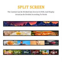 China CH Multi-Sized Indoor Supermarket Shelf LCD Display 19-86 Inch Digital Signage IPS Panel Touch Screen Cloud CMS for sale
