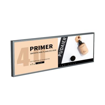 China CH 23.1 Inch Ultra-Wide Digital Signage LCD Display Stretched Bar Advertising for Android Cloud for Supermarket Shelves for sale
