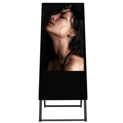 China CH 43 Inch Portable Indoor LCD Digital Signage Display Screen Kiosk for Retail & Shopping Mall Use Advertising Video Stand Totem for sale