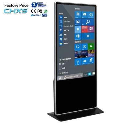 China CH 32 Inch Advertising Display Screen Win 10 System Totem Lcd Display Multimedia Advertising Kiosk Wifi Digital Signage for sale
