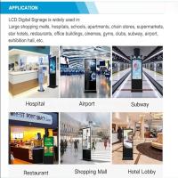 China 43 Inch Android Touch Screen Advertising LCD Floor Standing Display 1920x1080 for sale