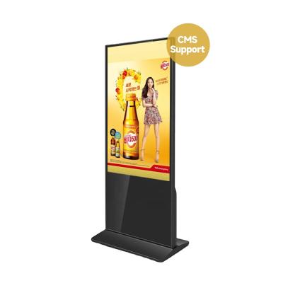 China CH 32-86 Inch Floor Standing Indoor Electronic Advertising Boards Digital Signage and Displays Lcd Display for Advertising for sale