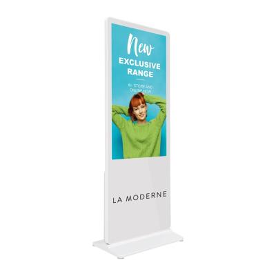 China CH LCD Electronic Digital Signage Advertising Vertical Stand Touch Smart Interactive Screen Totem Display for Shop Menu Business for sale