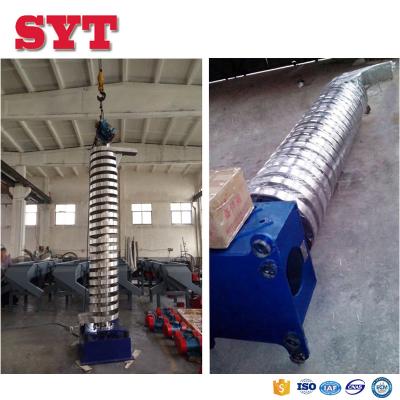 China Spiral Vertical Vibration Hoist For Silicon Powder And River Sand , vibrating screw conveyor lift for sale
