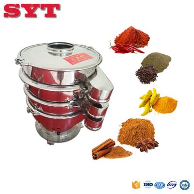 China stainless steel 304 vibrating sifter sieve for sugar / salt screening for sale